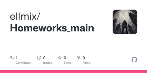 Github Ellmixhomeworksmain