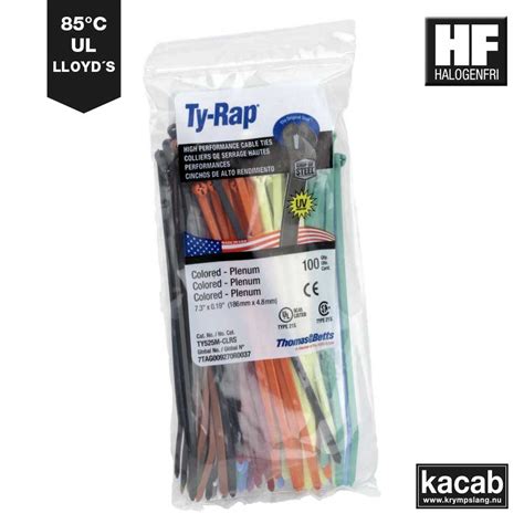 Buntband Ty Rap Mixade Färger Kontakta Kacab