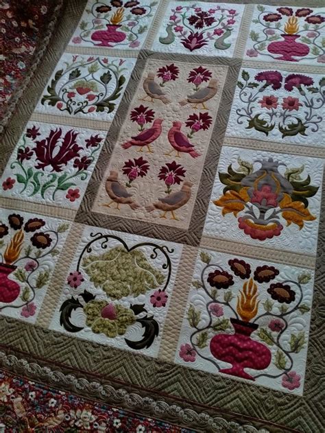 СТЕЖКА НА ЗАКАЗ Одеяла с аппликациями Стежки Уильям моррис