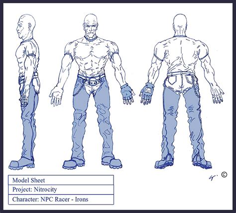 Gil Valadezs Portfolio 2d Model Sheets