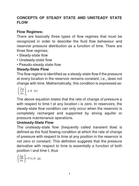 5b Concepts Of Steady State And Unsteady State Pdf Fluid Dynamics Steady State