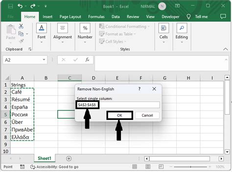 How To Remove Non English Characters In Excel Column