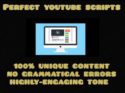 Engaging YouTube Scripts At The Best Rates Upwork