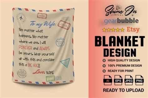 Wife Blanket Design Graphic By The Creative Design Store · Creative Fabrica