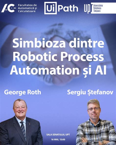 Together With Sergiu Stefanov From Uipath We Will Speak About The