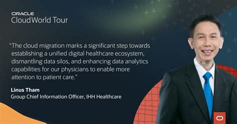 Dushmanta Roy On Linkedin Ihh Healthcare Selects Oracle Exadata