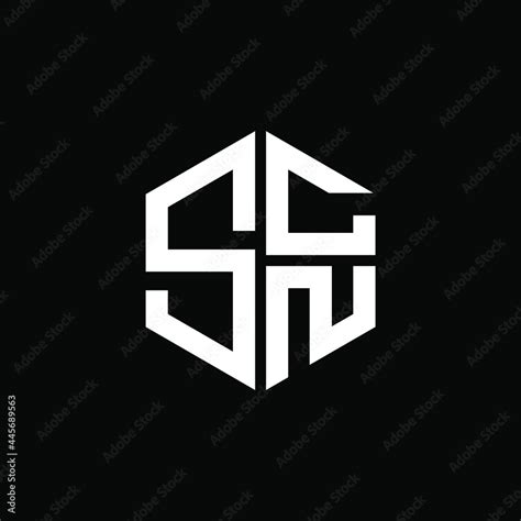 Vetor De Scn Logo Scn Icon Scn Vector Scn Monogram Scn Letter Scn Minimalist Scn Triangle Scn