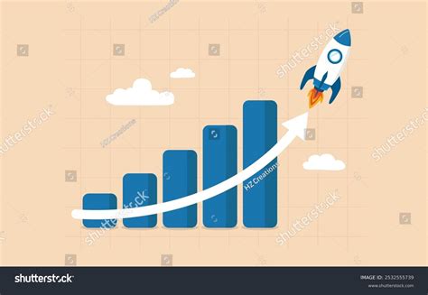Exponential Growth Business Profits Investment Returns Stock Vector Royalty Free 2532555739