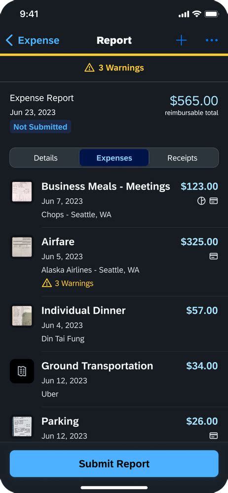 Sap Concur Mobile App Home Screen Update Sap Concur Community