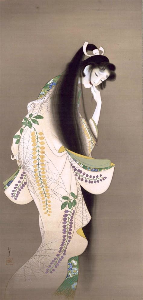 焔上村松園の代表作絹本著色 History guide