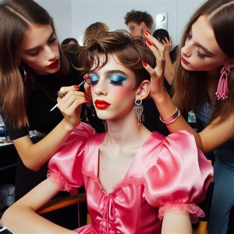 A Makeover He Will Never Forget Retro Hairstyles Crossdresser