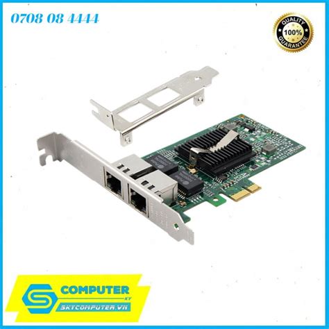 Card mạng PCI e Gigabit Dual RJ Port NIC Server Intel
