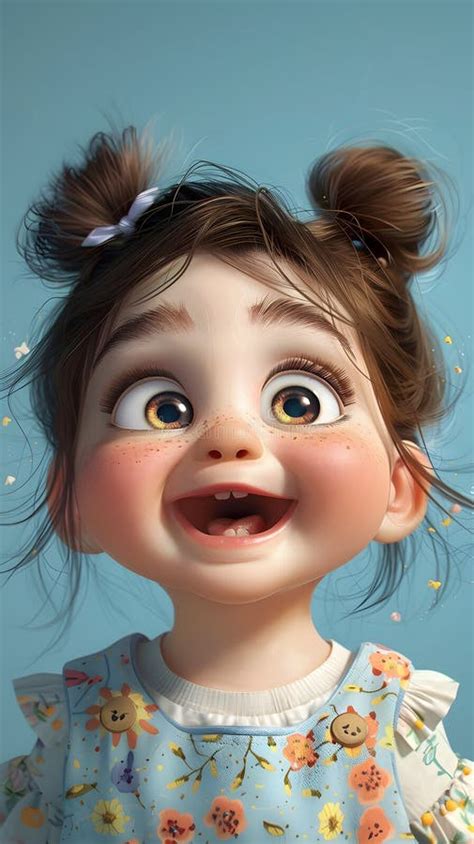 卡通女孩张着嘴，露出牙齿，笑得很开心 库存例证 插画 包括有 特写镜头 五颜六色 面颊 冷静 庆祝 321950344