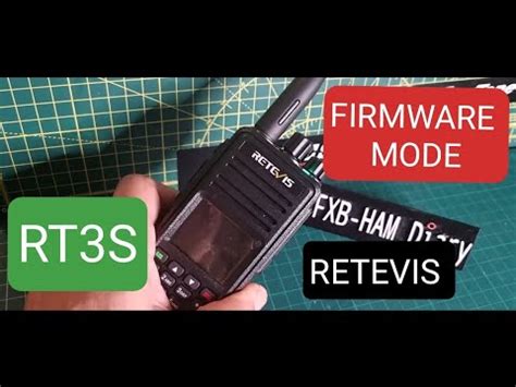 RETEVIS RT3S Firmware Mode - YouTube