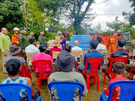တိုက်ကြီးမြို့နယ်၌ ရေဘေးသင့်ပြည်သူများအား ထောက်ပံ့ပစ္စည်းများပေးအပ် Information And Public