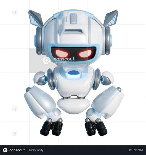Robot Angry 3d Illustration Free Download Science And Technology 3d Illustrations Iconscout