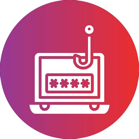 Premium Vector Password Phishing Icon Style