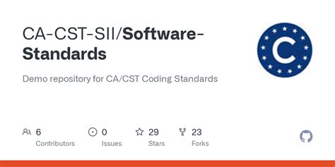 Software Standardssql Server Coding Standardsmd At Master · Ca Cst Siisoftware Standards · Github