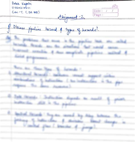 SOLUTION Pipeline Hazard Types Studypool