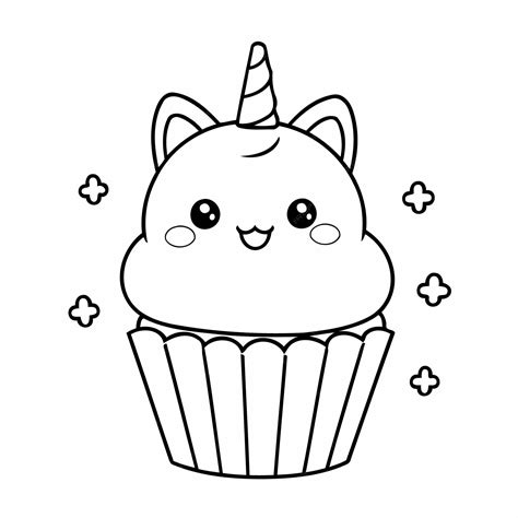 Premium Vector Vector Illustration Of A Cute Caticorn Drawing For