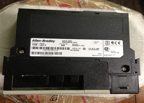 1756 L63b Plc Programmable Logic Controller Plc Controlled Equipment