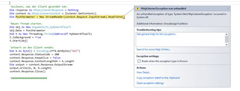 Webserver Stream Reader Throws Error When Reading Input