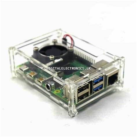 Raspberry Pi 4 Enclosure With Fan Digitalelectronics Lk