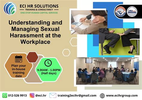 Understanding And Managing Sexual Harassment At The Workplace Eci Hr