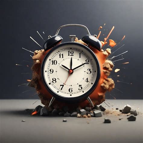 Premium Photo A Simple Alarm Clock