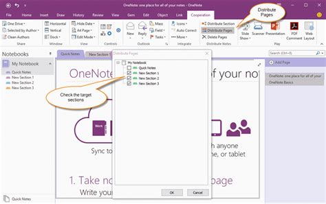 在 OneNote 中一次克隆多个选中的页面到多个分区中 数字笔记珍宝 OneNoteGem
