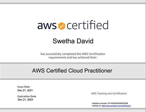 Excited To Share That I Earned The Aws Cloud Practitioner Certification