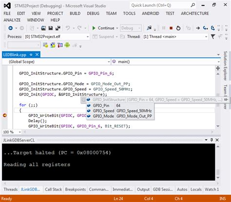 Developing STM32 Projects With Visual Studio VisualGDB Tutorials