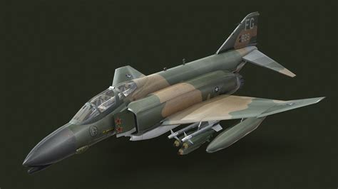 Mcdonnell Douglas F 4 Phantom Ii Download Free 3d Model By Andertan [1ea38a6] Sketchfab