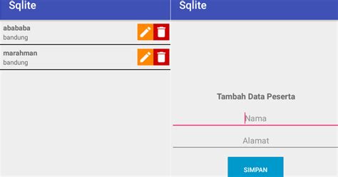 Tutorial Pemrograman Dasar Tutorial Android Crud Sqlite Database