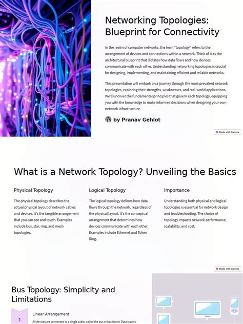 Networking Topologies Blueprint For Connectivity Pdf Network Topology Computer Network