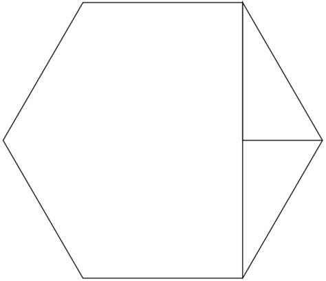 Recreational Mathematics Hexagon To Rectangle Dissection 3 Pieces Minimal Mathematics
