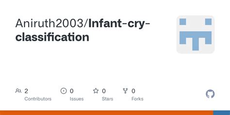 GitHub Aniruth2003 Infant Cry Classification