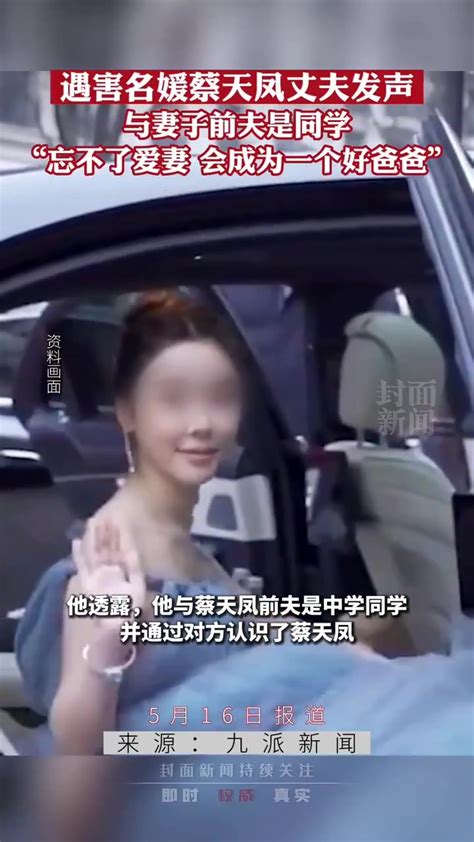 香港碎尸名媛蔡天凤丈夫发声：与妻子前夫是同学关系，坊间传洗黑钱不实 凤凰网视频 凤凰网