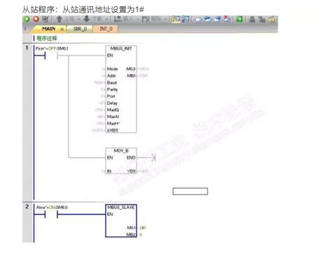 （山东西门子plc编程培训））西门子200smart Modbus Rtu通讯实例技术文章技术文章创控教育