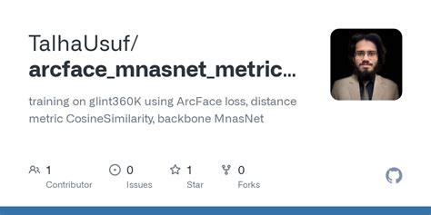 Github Talhausufarcfacemnasnetmetriclearning Training On Glint360k Using Arcface Loss