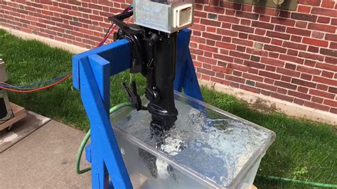 Outboard Motor Bench Testing Youtube