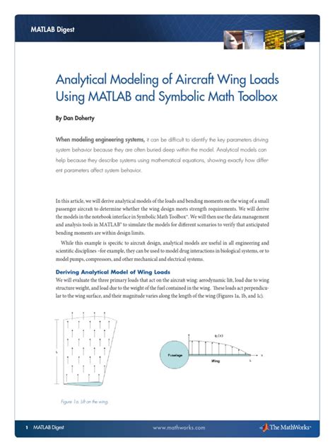 Wing Shear Force Modeling Pdf Lift Force Matlab