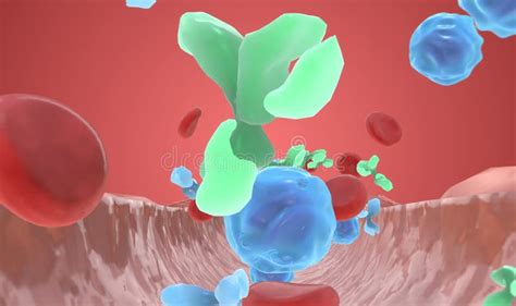 The Antinuclear Antibodies In Lupus Stock Illustration Illustration