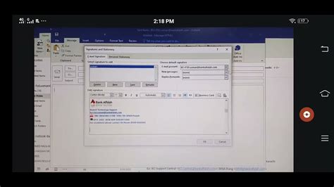 Outlook Email Me Signature Kaise Add Kare How To Add Email Signature In Outlook Youtube