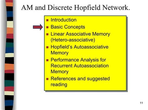 Artificial Neural Network Lecture 6 Associative Memories And Discrete Hopfield Networks Pdf