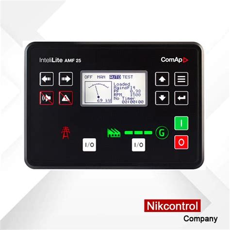 کنترل دیزل ژنراتور برند Comap مدل Intelilite Amf25 New گروه فنی و مهندسی نیک کنترل