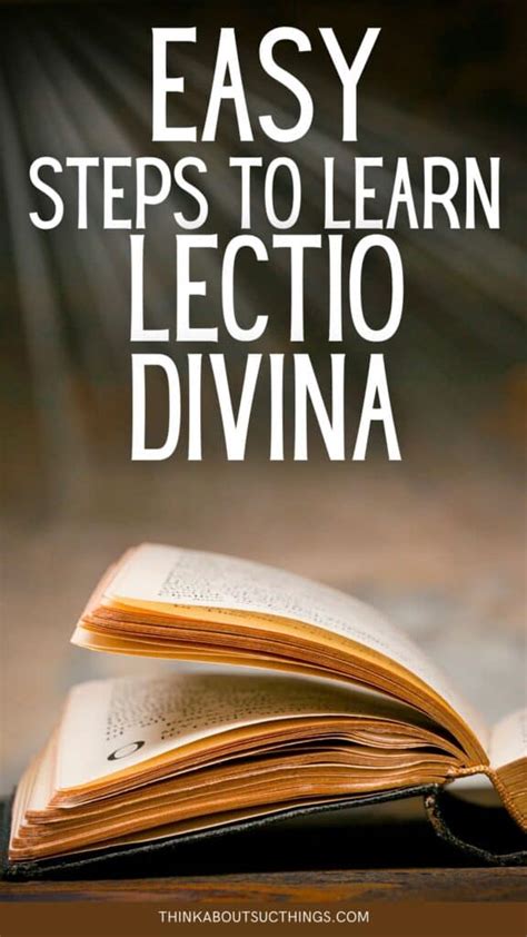 Simple Lectio Divina Steps That Will Help You Meditate On Gods Word
