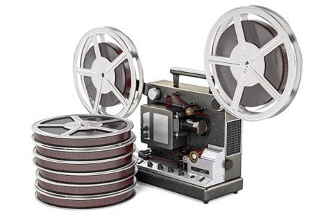 영화 필름 시네마 프로젝터 3d 렌더링에 고립 된 흰색 배경 영사기에 대한 스톡 사진 및 기타 이미지 영사기 컷아웃 오래된 Istock