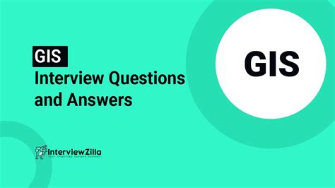Interviewzilla On Linkedin Top Gis Interview Questions You Need To