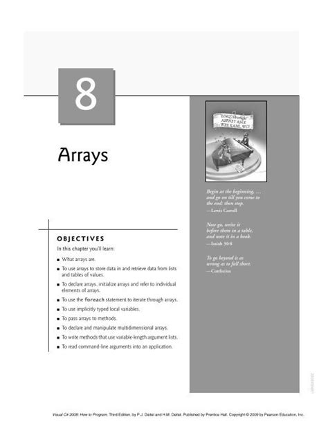 Arrays Pearson Learning Solutions